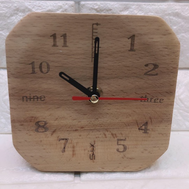 Cod Solid wood wall clock | Shopee Philippines