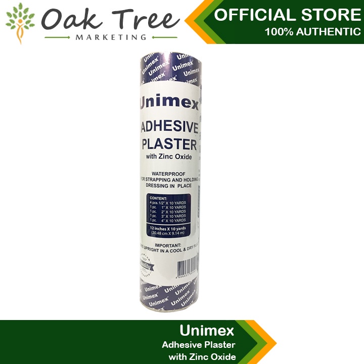 Unimex Adhesive Plaster With Zinc Oxide | Shopee Philippines