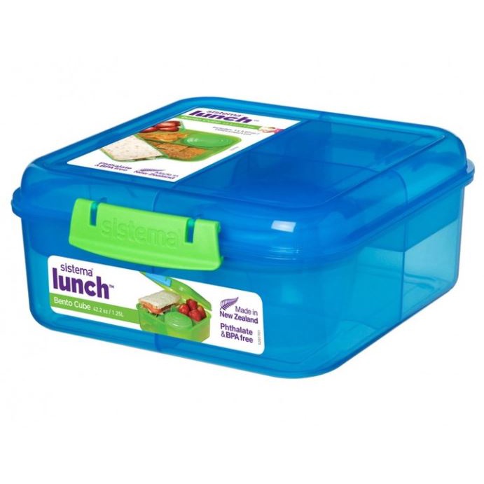 SISTEMA BPA Free Cube Lunch Box 1.25L | Shopee Philippines