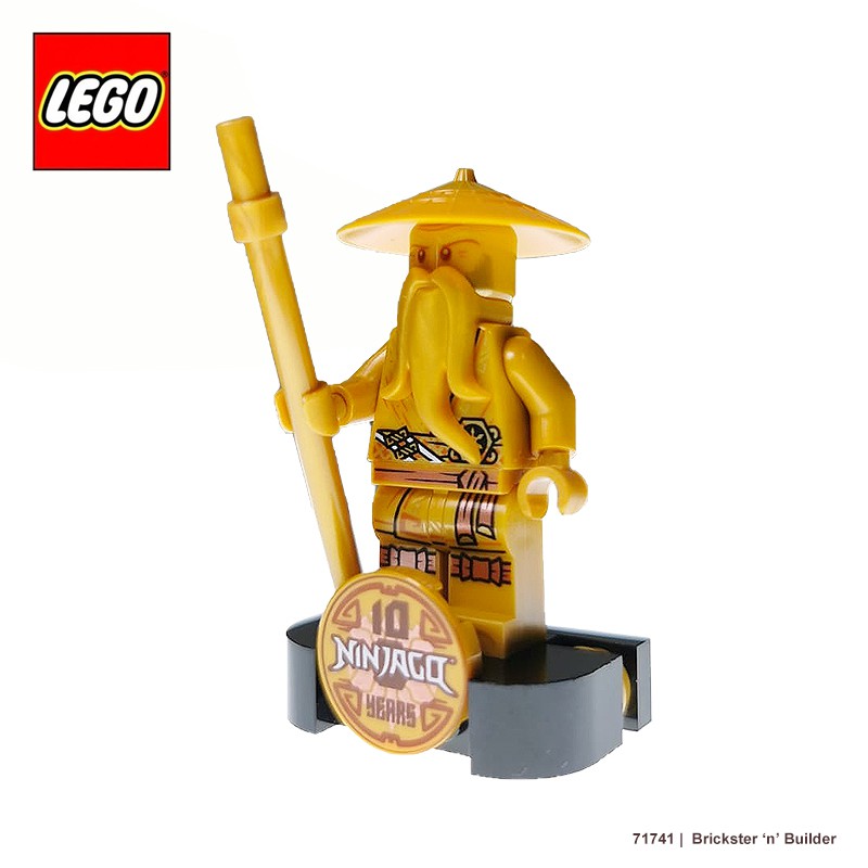 LEGO Ninjago® City Gardens - Wu Sensei - Legacy 10th Anniversary Golden ...