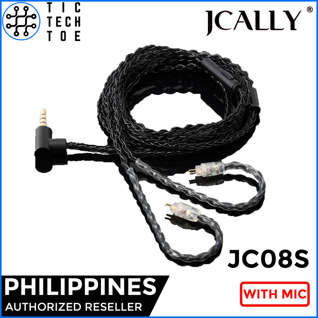 JCALLY JC08S 8-Core Braided Upgrade Cable with Mic | Shopee Philippines