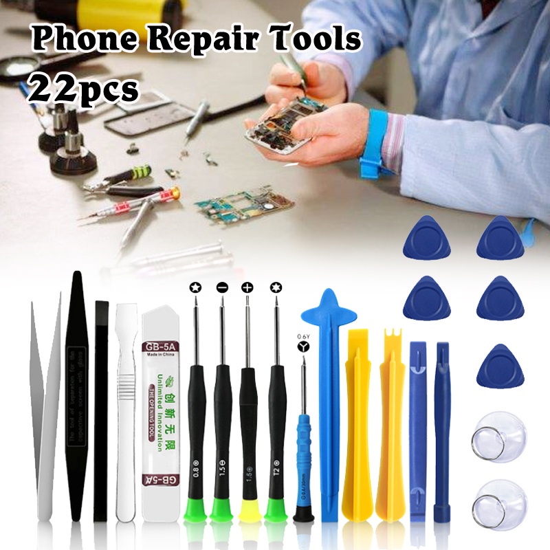22 in 1 Mobile Phone Repair Tools Kit Precision Screwdriver Opening Pry ...