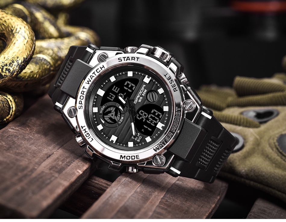 Sanda Military Waterproof Multi-Function Fashion Luxury Men Watch 739 | Shopee Philippines