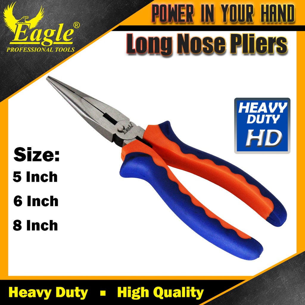 Eagle Long Nose Pliers Heavy Duty | Shopee Philippines