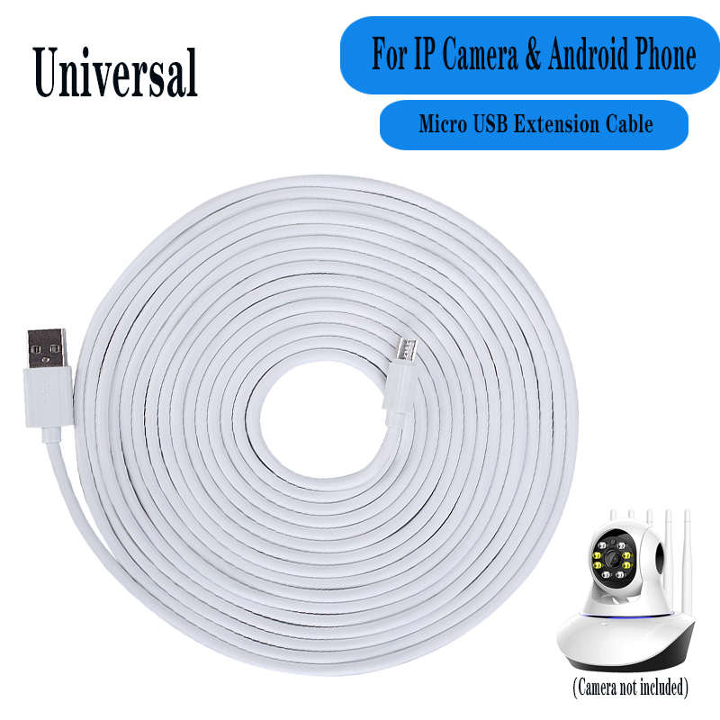 5M USB Android Cable Security Surveillance Camera Power Charging ...