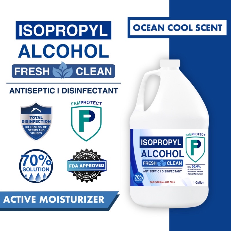 disinfectant solution for nano spray gun 70% Isopropyl Alcohol 1 Gallon ...