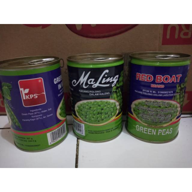 Ma ling Canned Peas / Maling Peas / IKPS Peas / red boat Peas | Shopee ...
