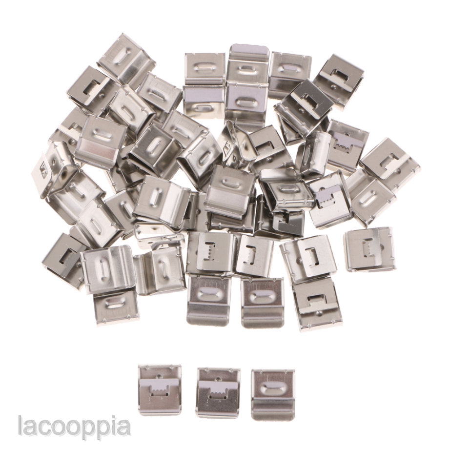 50pcs/PACK Cable Management Stainless PV Wire Clip 7.09x0.79'' | Shopee ...