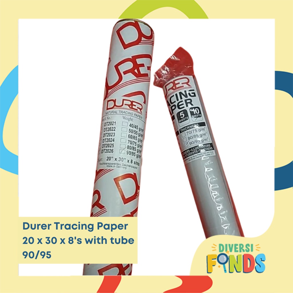 DURER TRACING PAPER - 20"x30" (with tube) | Shopee Philippines