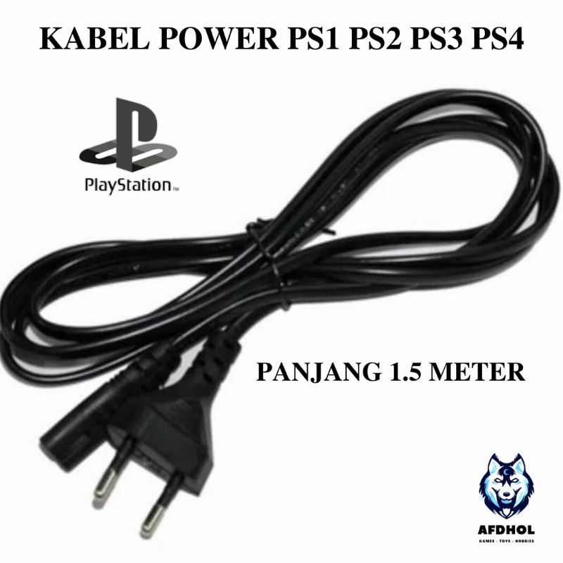 Electrical Cable Ac Cord 8 Power Adapter PS1 PS 1 PSONE PS ONE PS2 PS 2 ...