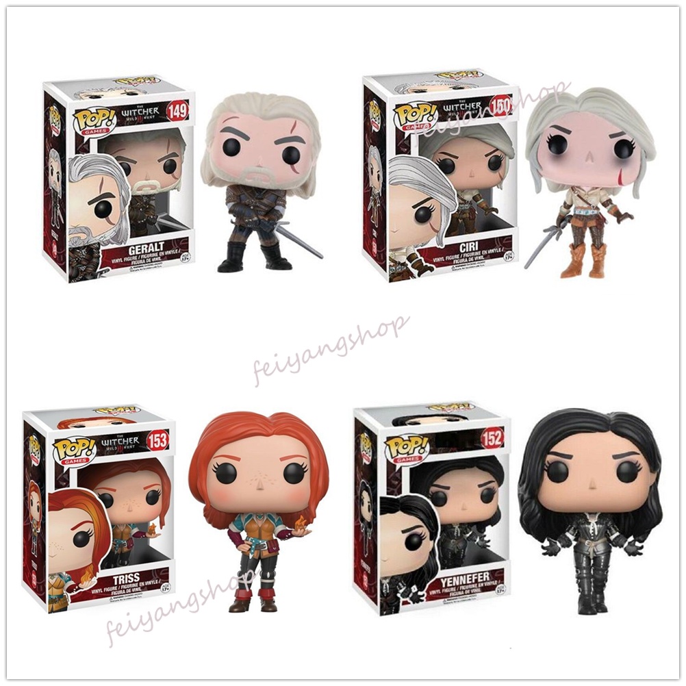 Funko Pop The Witcher 3 Wild Hunt Eredin Yennefer Geralt Ciri Triss ...