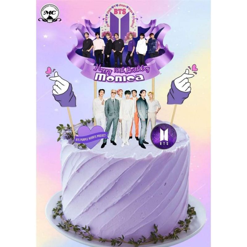 BTS Customize Cake Topper | Shopee Philippines