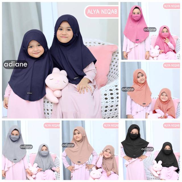 ALYA NIQAB CHILDREN'S HIJAB by ADIANE | Shopee Philippines