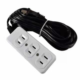 Electric Three Socket Extension Wire 5 Meters | Shopee Philippines