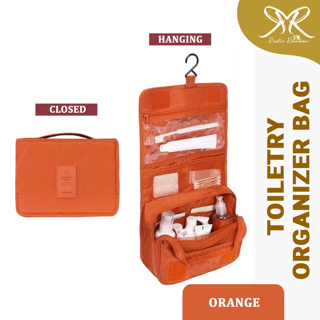[21 Designs] Toiletry Organizer Hanging Bag Pouch Travel Cosmetics ...