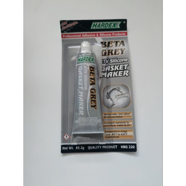 Original HARDEX Beta Grey RTV Silicone Gasket Maker 85.2g / 40g ...