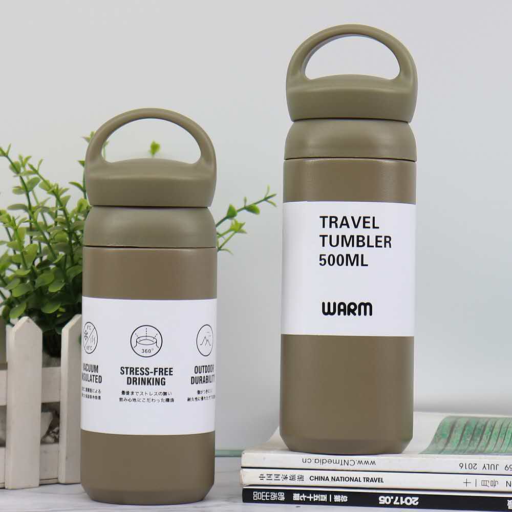 New Thermos Bottle Travel Portable Thermos Mug Accompanying Cup Thermal ...