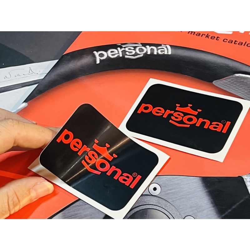 Authentic Stickers Personal italy New Red Straight Model Sticker italy ...