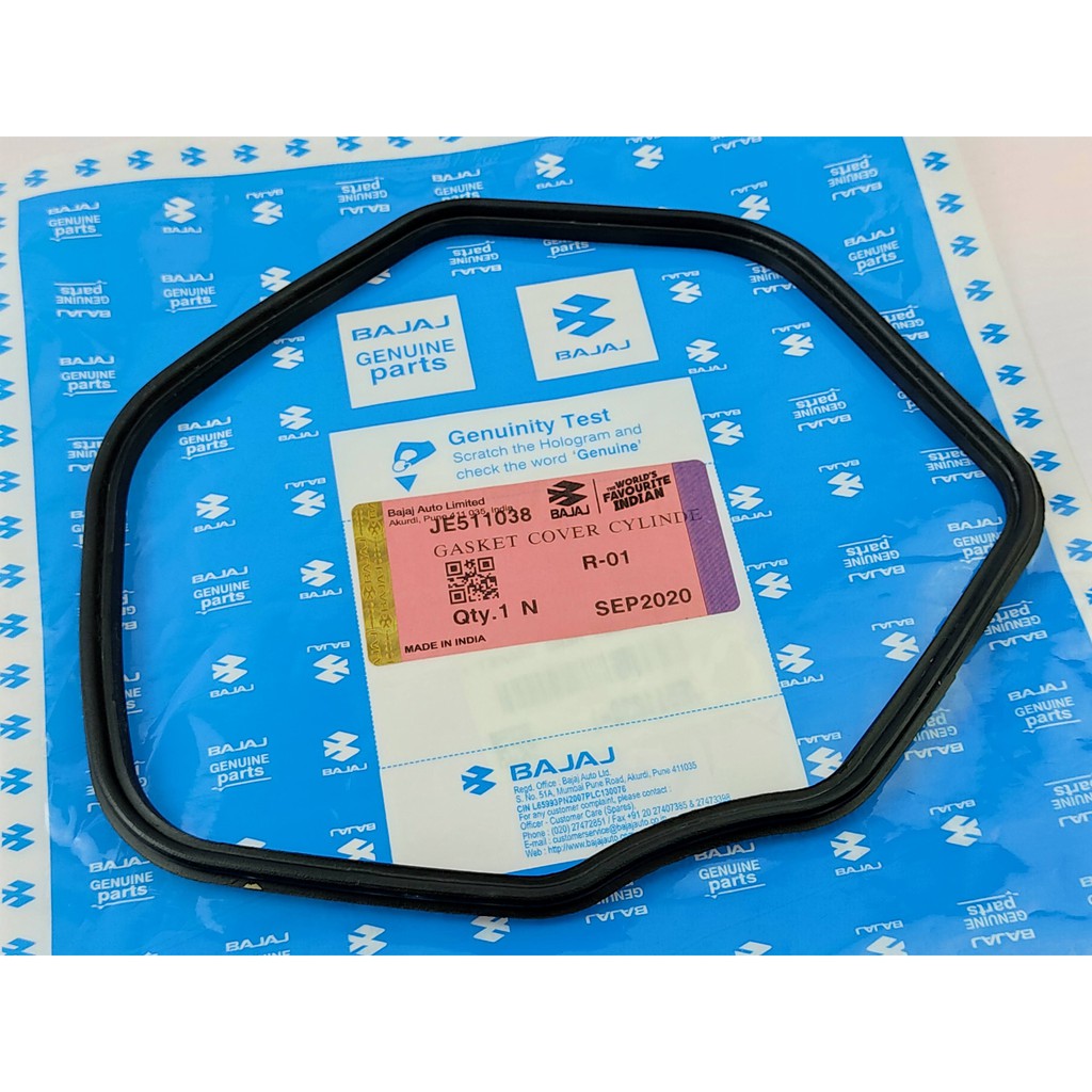 Gasket Cylinder Cover Rouser 150NS Bajaj Genuine Parts JE511038 (127 ...