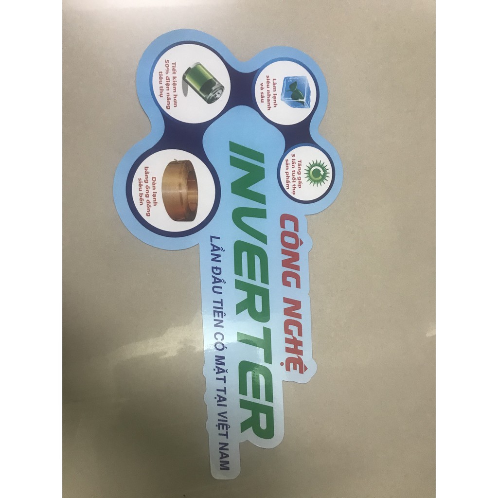 Freezer sticker - freezer decal (with glue on the back, model 7 ...