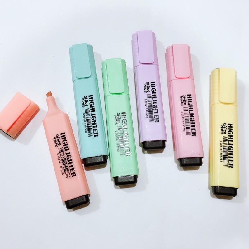 PENNY# highlighter pen/ text marker 6 colors | Shopee Philippines