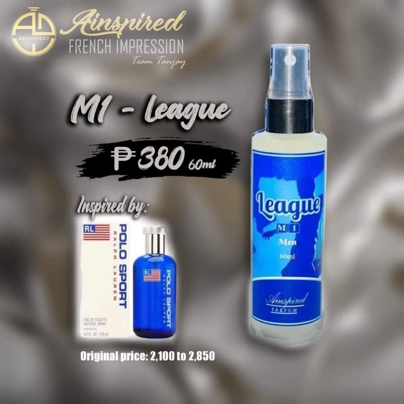 (M1-M15) Oil Based Ainspired French Impression Perfume for Men | Shopee ...
