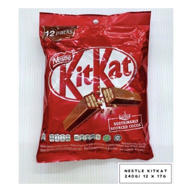 Kit kat 12 packs (17g*12s) | Shopee Philippines