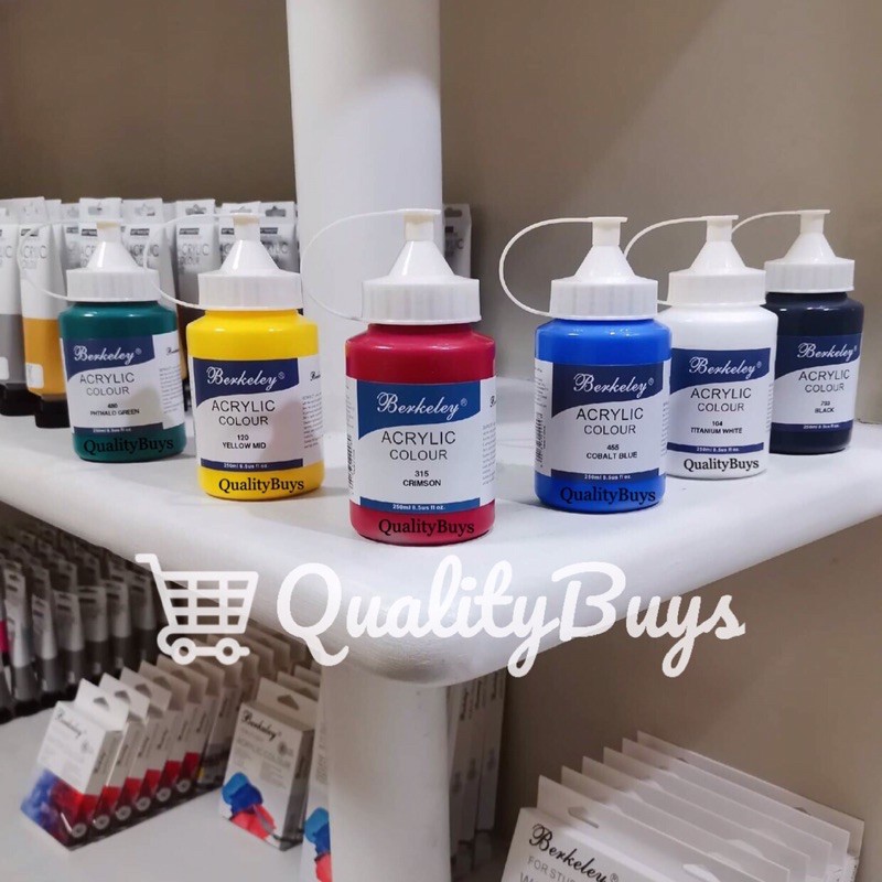 Berkeley 250ml Acrylic Colour Paint (1pc) | Shopee Philippines