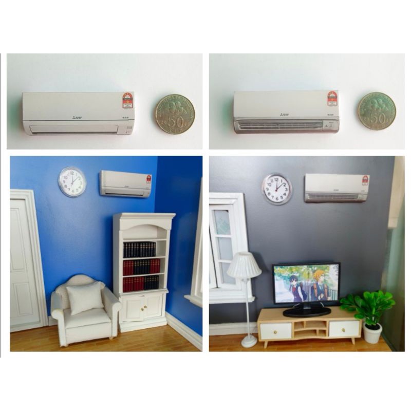 7days Toy mini aircond handmade / Miniature air conditioner / Miniature ...