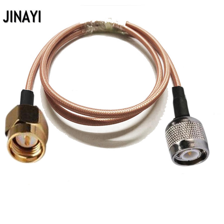 RG142 Low Loss Cable SMA Male to TNC Male RF Crimp Coax Pigtail Connector Cable 10/15/20/30/50CM ...