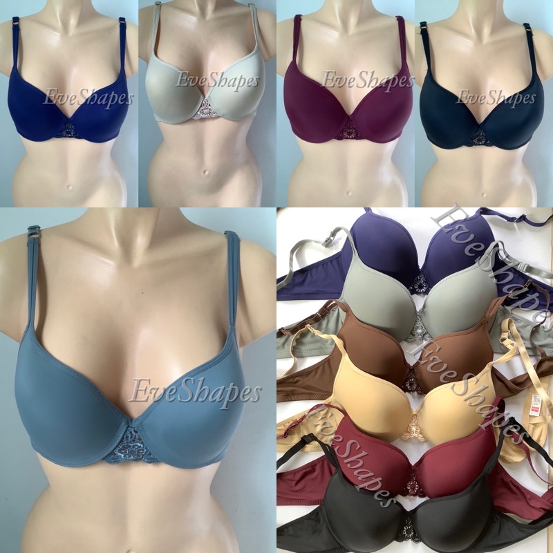 Sale 10.10 Eve Shapes Demure Underwire Bra Thin Padded Bra Size 36bc 38ab 40ab | Shopee Philippines