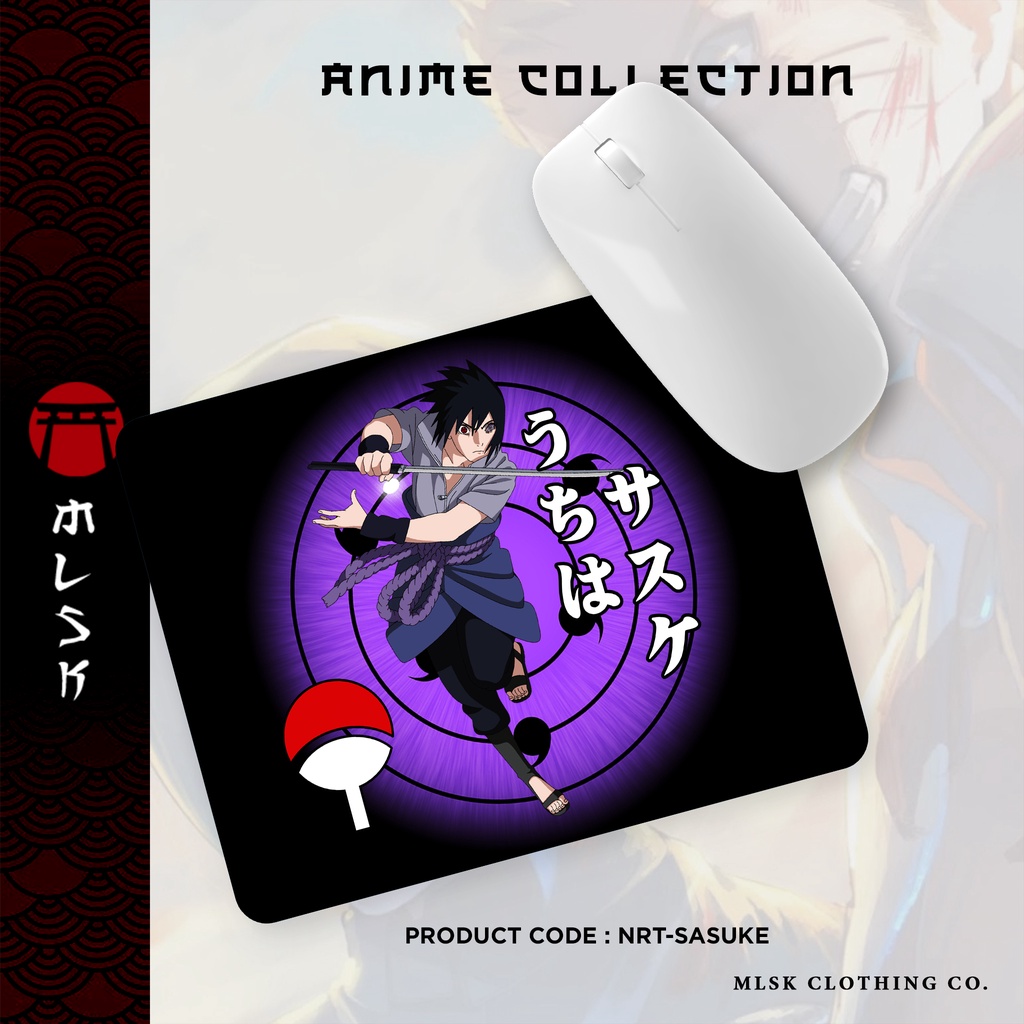 NARUTO SHIPPUDEN ANIME MOUSE PAD UZUMAKI NARUTO UCHIHA SASUKE UCHIHA ...
