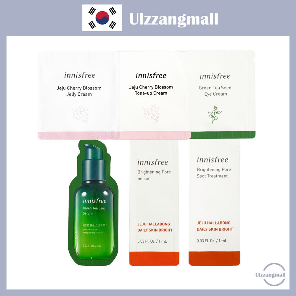 [INNISFREE] Sample Collection (Jeju cherry blossom jelly cream, tone-up ...