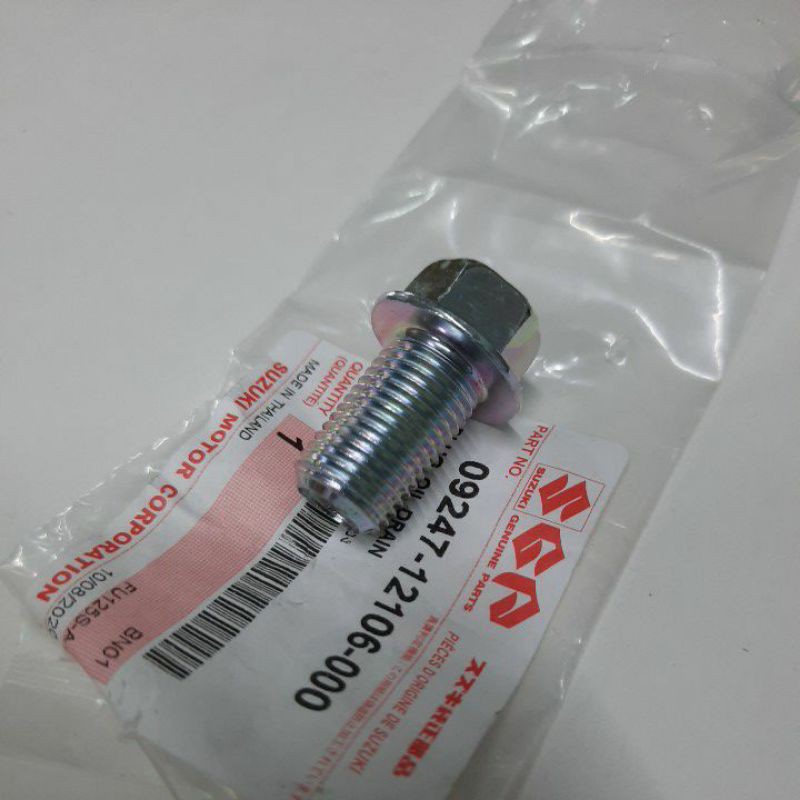 Genuine Suzuki Oil Drain Plug and washer for Raider 150(carb type ...