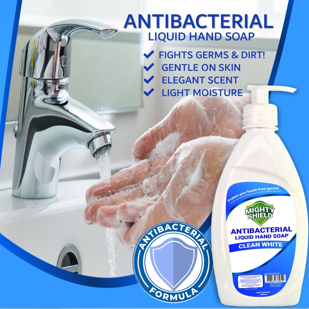 Mighty Shield Antibacterial Liquid Hand Soap - Shangrila Scent - M ...