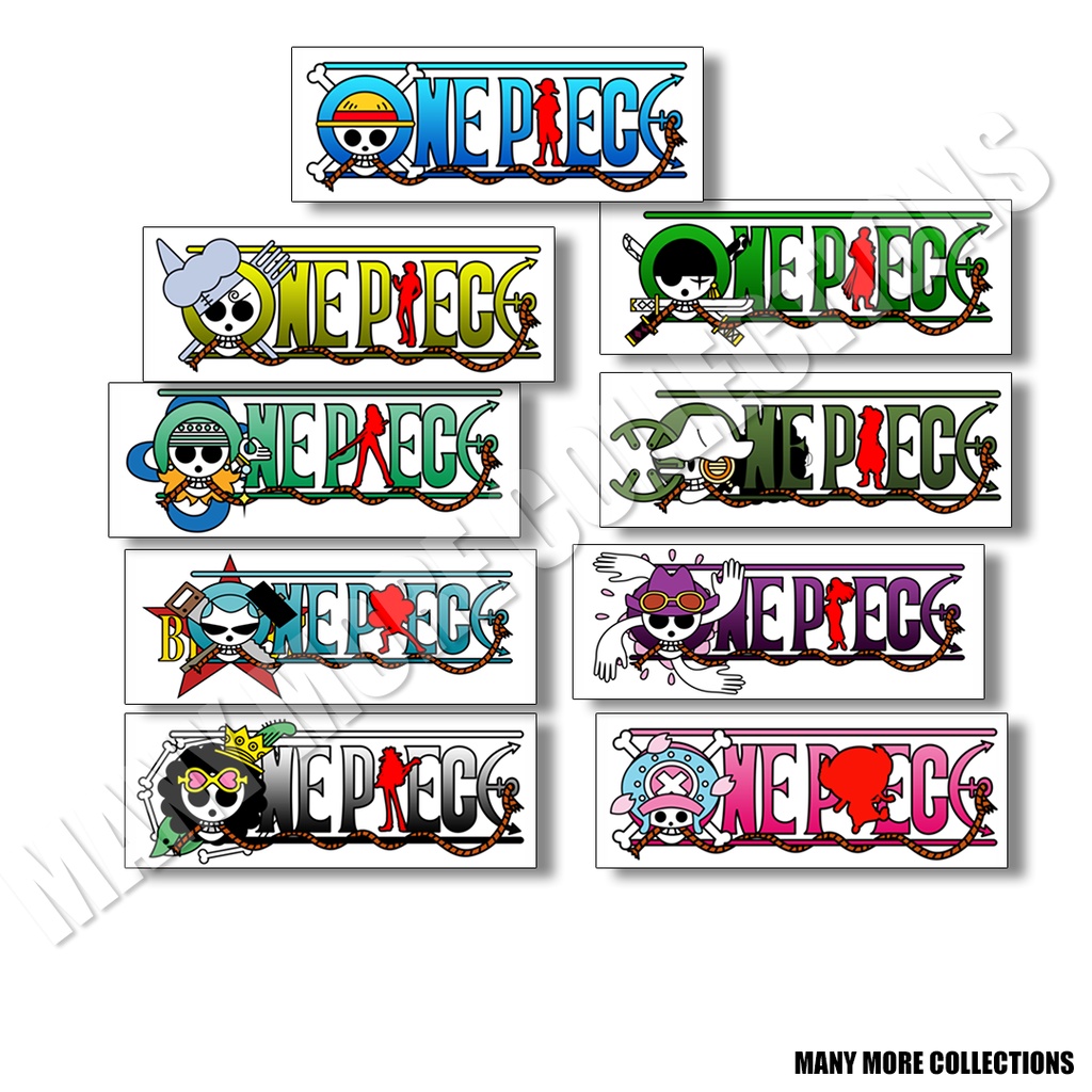 One Piece Logo Waterproof Vinly Sticker (1.3" x 3.5") | Shopee Philippines