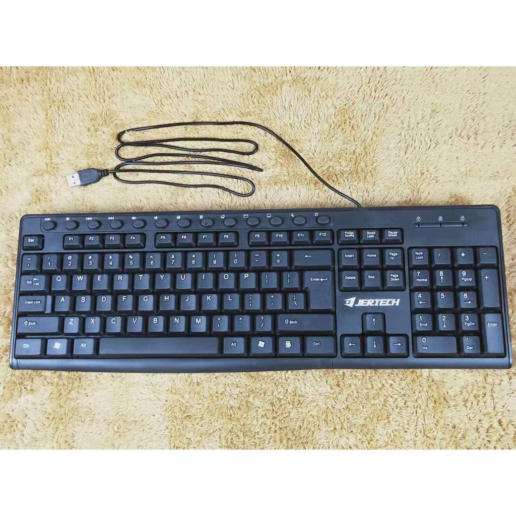 Chuacan JERTECH K100 Multimedia Wired Keyboard | Shopee Philippines