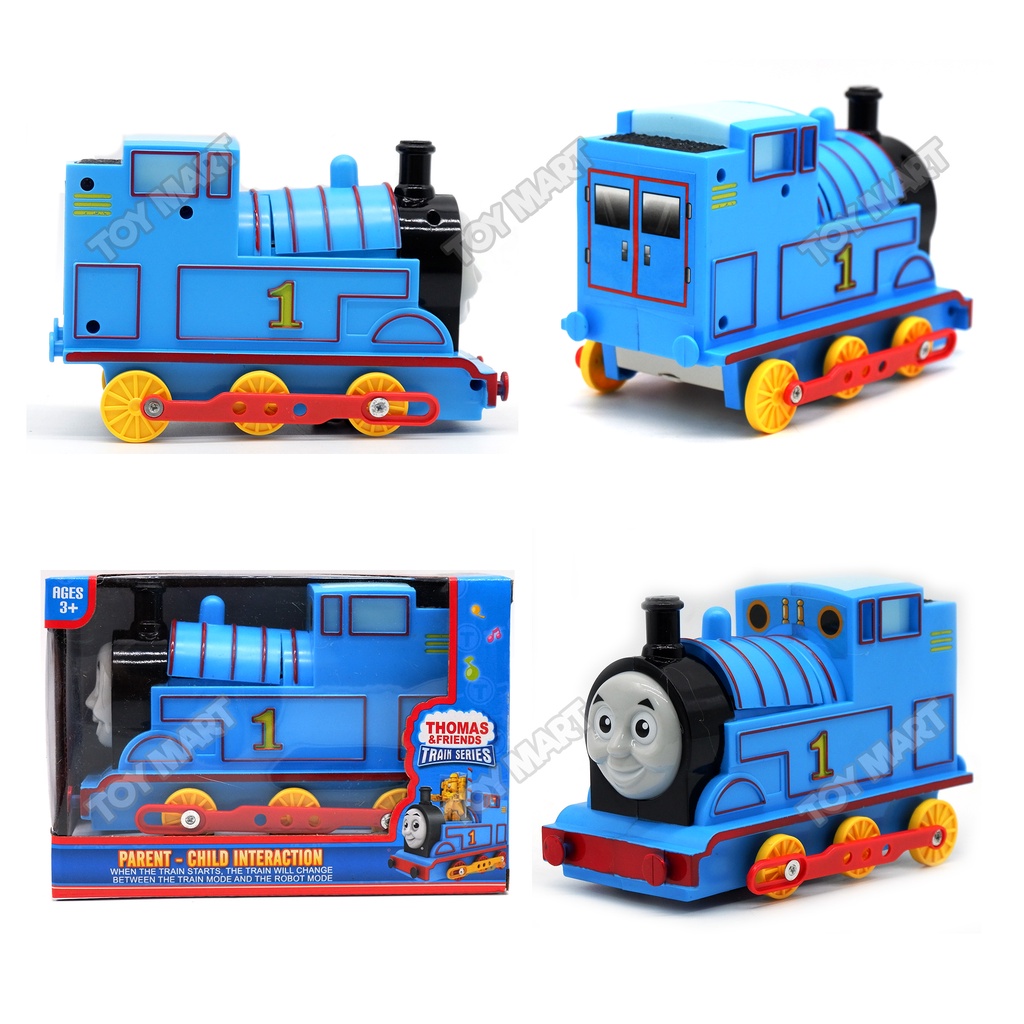 Thomas Train w/ Flare Lights & Train Steam Sound Transformer Bump & Go ...