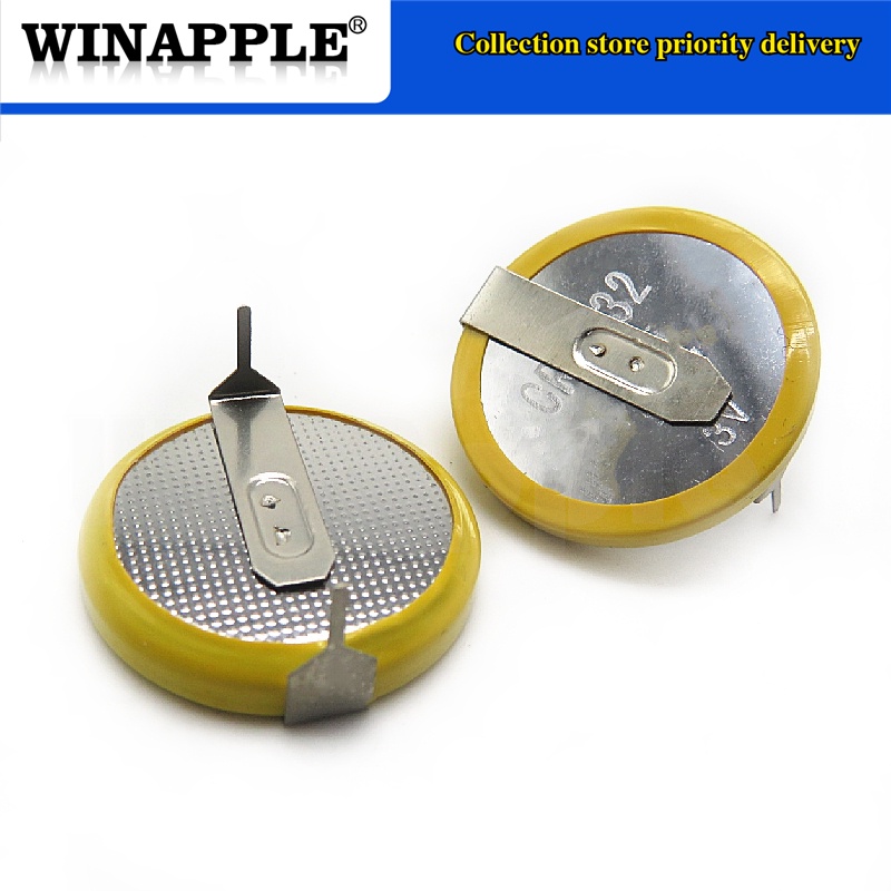 2pcs/lot Maxell rechargeable coin cell battery ML2032-T6 65MAH ML2032 ...