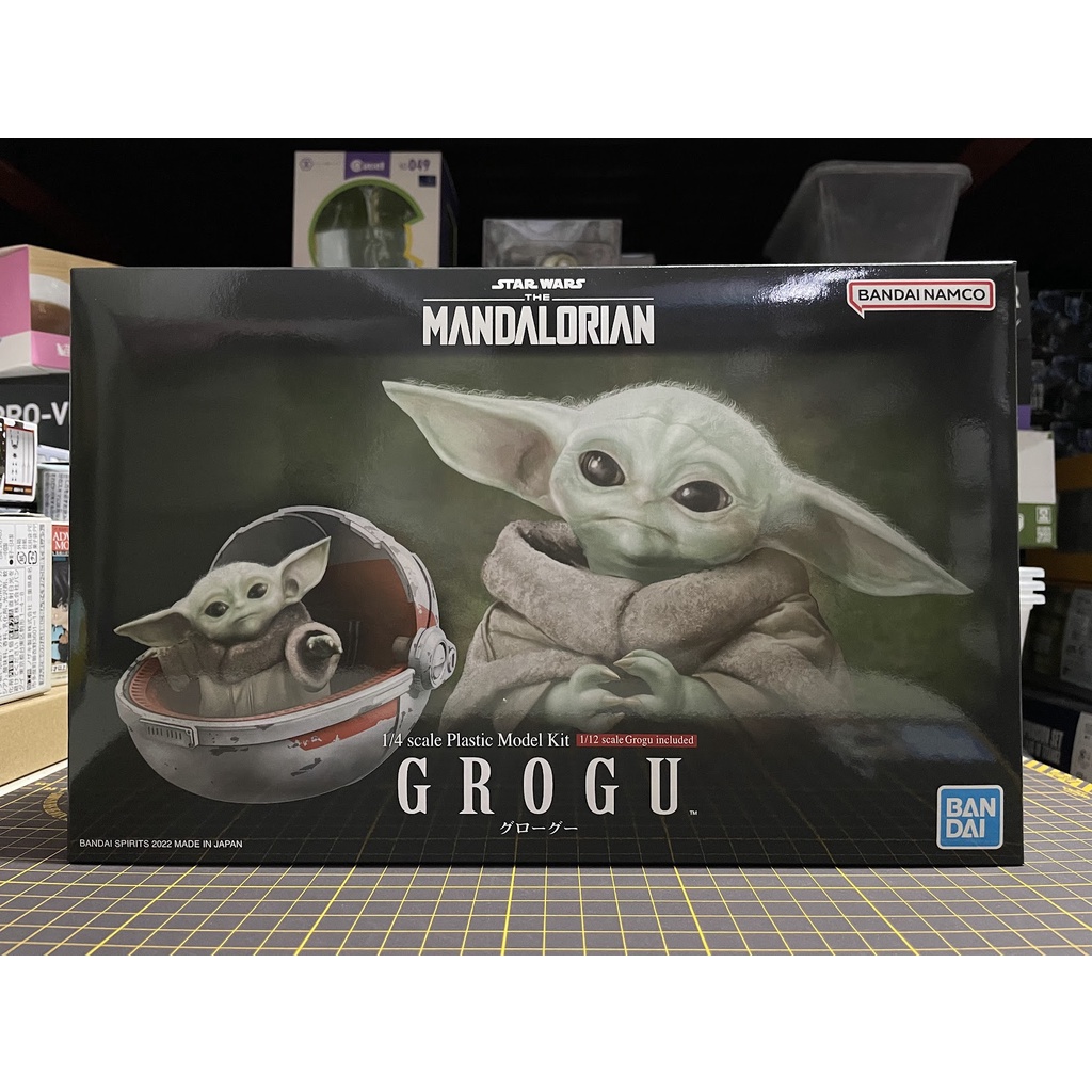 Star Wars - 1/4 and 1/12 Scale - Grogu (The Mandalorian) Plastic Model ...