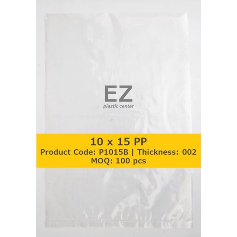PP Plastic Bags 7 to 14 inches (100pcs) | EZPLASTICPH | Shopee Philippines