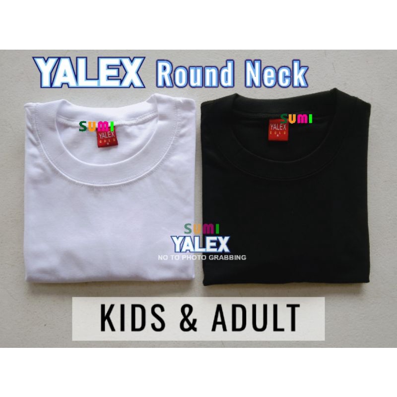 Yalex Black & White For Kids & Adult Unisex XS to 2XL | Shopee Philippines