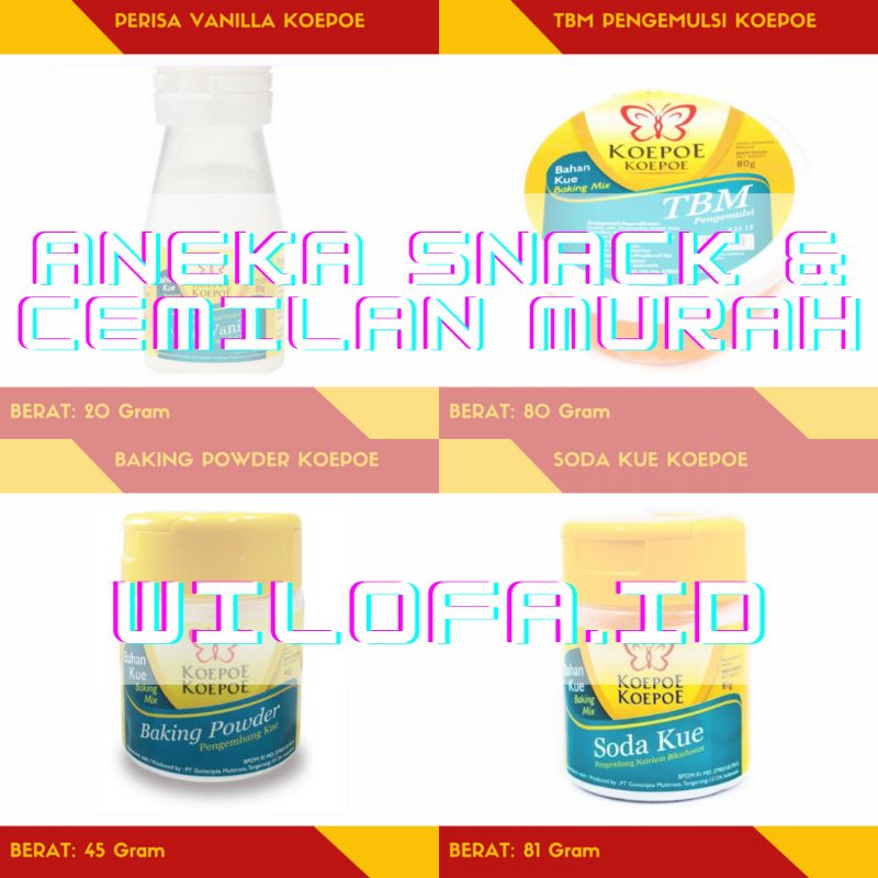 Various Ingredients For Baking Cake Koepoe Koepoe Baking Soda/Baking ...