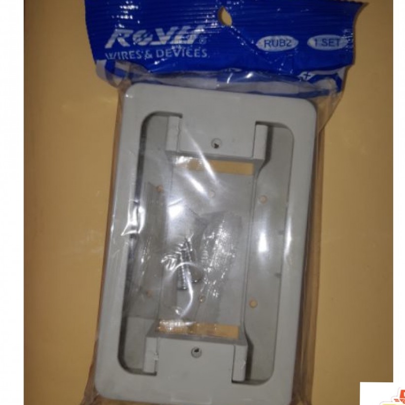 Royu PVC Amco Box / Surface Type Utility Box with Tox and Screw ...