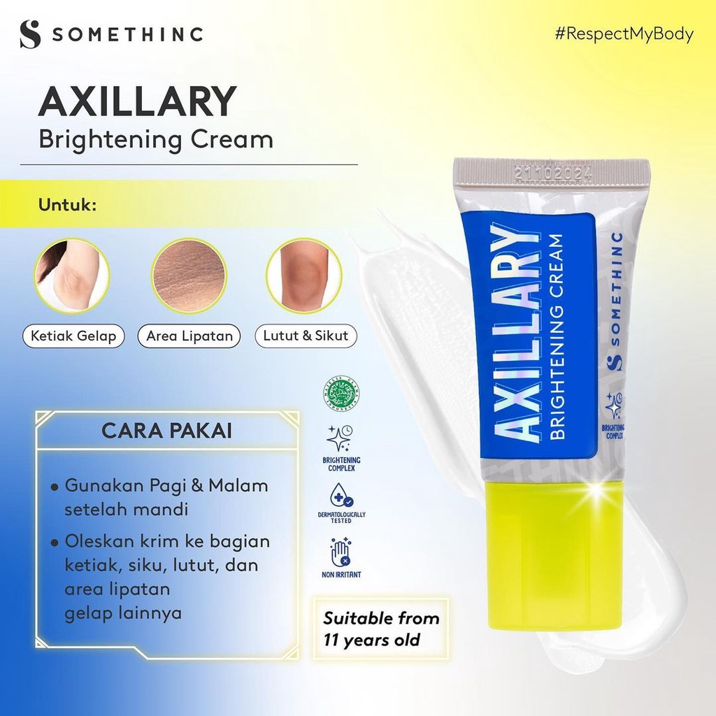 SOMETHINC Axillary Brightening Cream - Shiny Underarm Cream in 4 Weeks ...