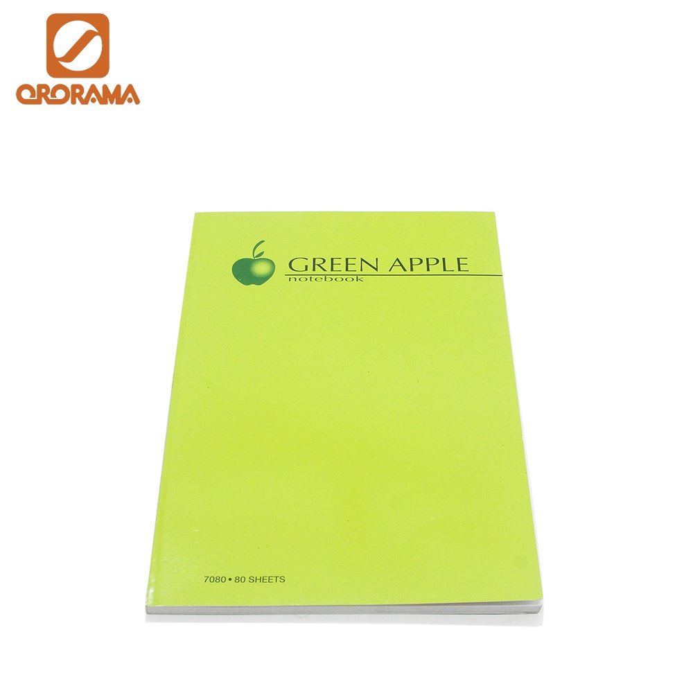 Green Apple High Quality Padded Notebook 80 Leaves Notebook 7 Inches X ...