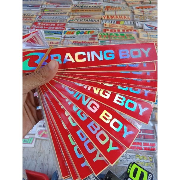 Racing Boy Hologram Rainbow Sticker rcb Rim Sticker rcb arm Sticker rcb ...