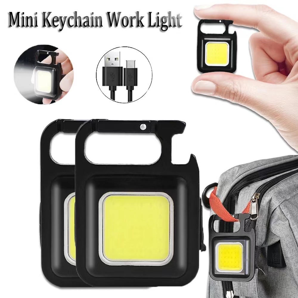 100% Original Multifunctional USB Rechargeable COB Work Lamp/ Mini ...