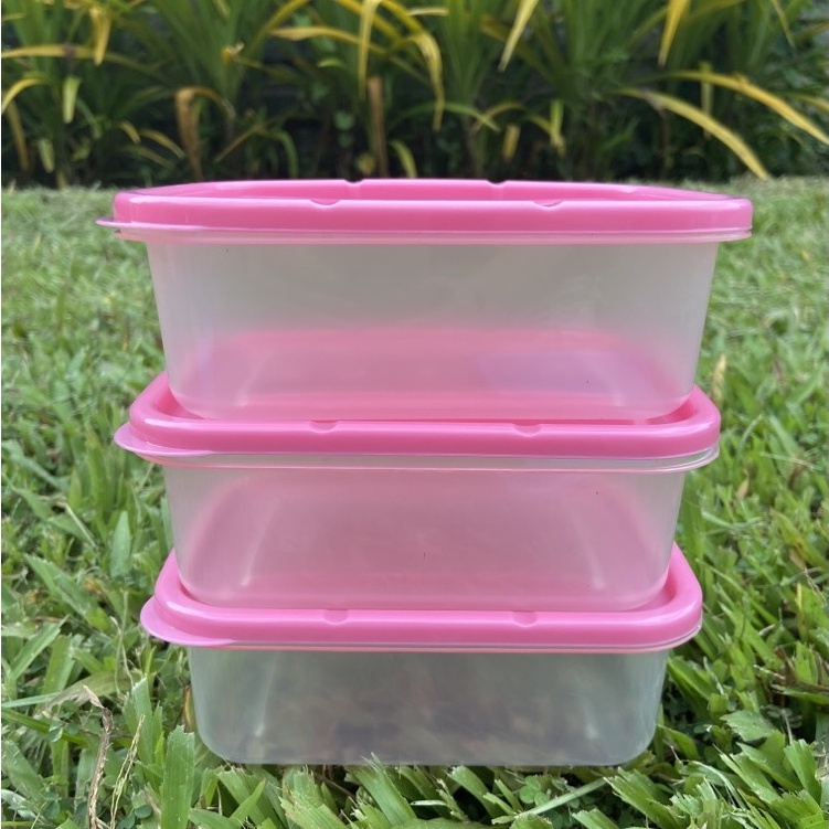 LHK 3/6PCS Tupperware Plastic Lunch Bento Box Food Container with Lid ...