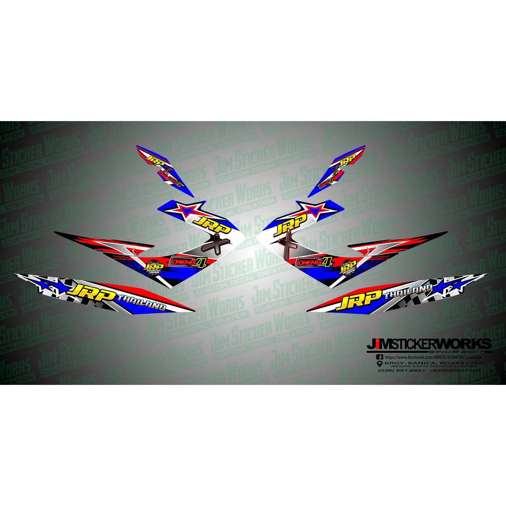 RAIDER 150 STOCK DECALS (JRP EDITION) | Shopee Philippines